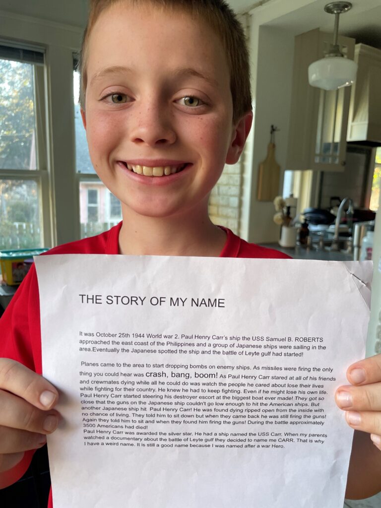 A Boy Named Carr - Austin-Carr.org